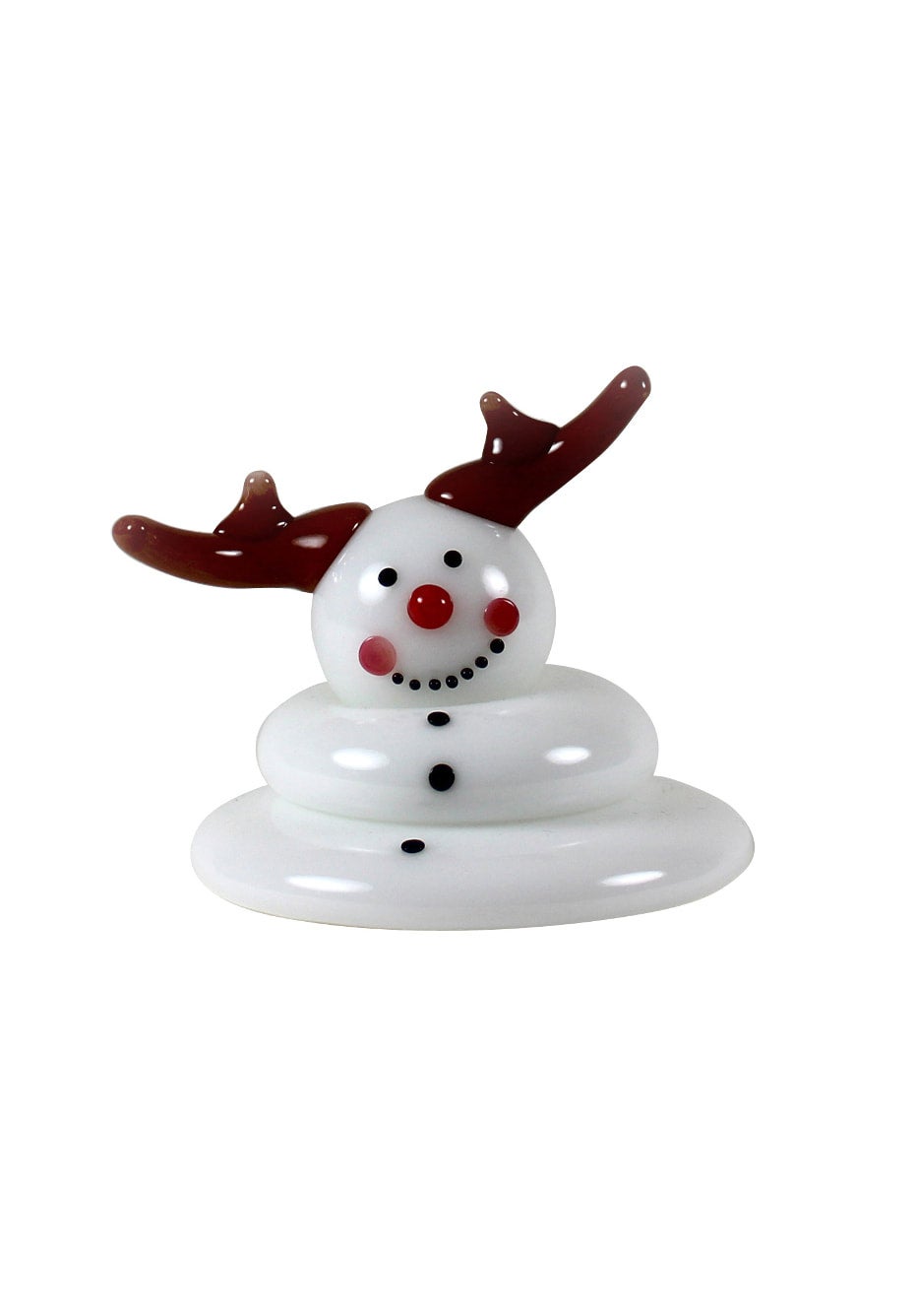 Melting Reindeer Snowman