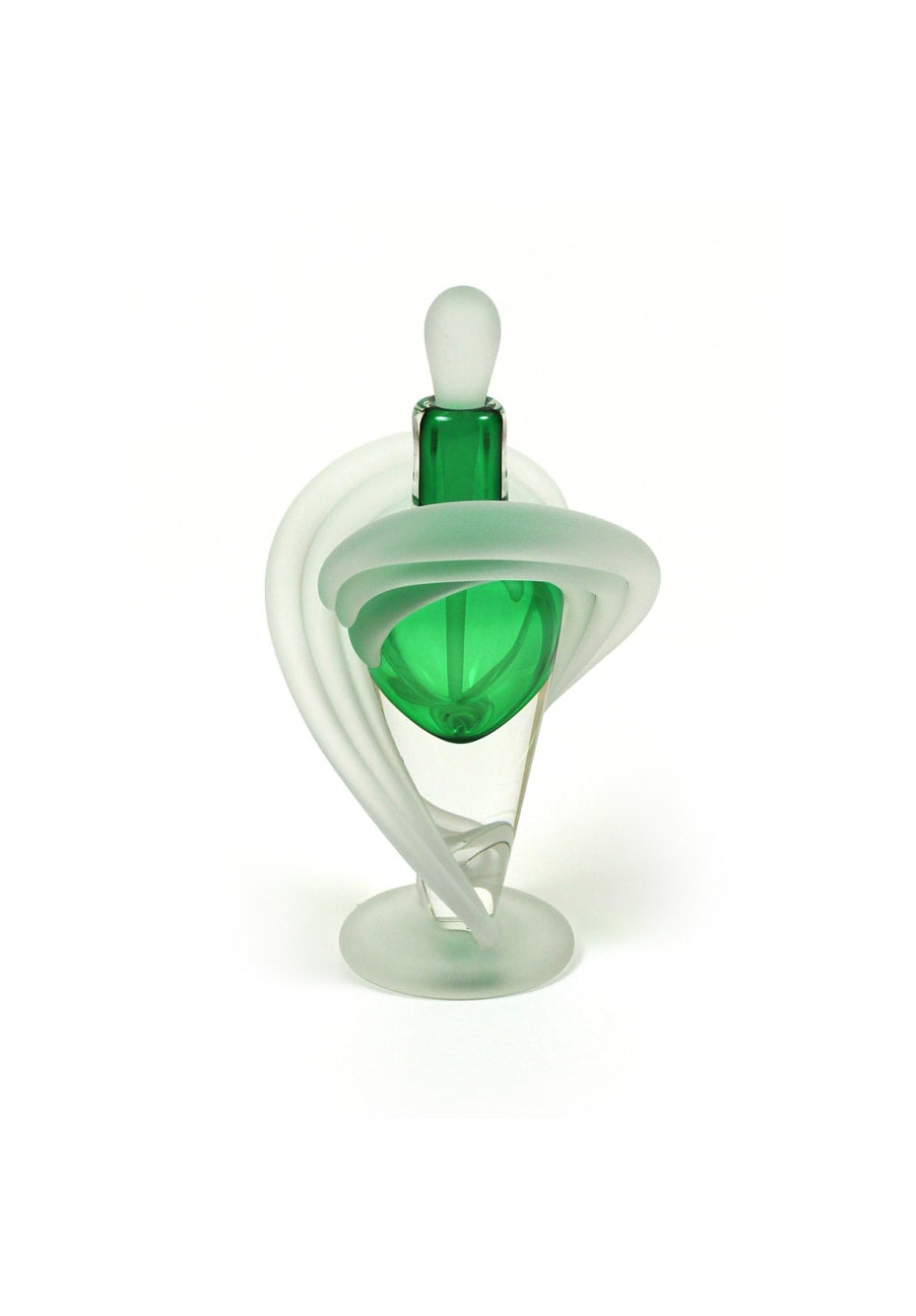 Double Swirl Perfume Bottle