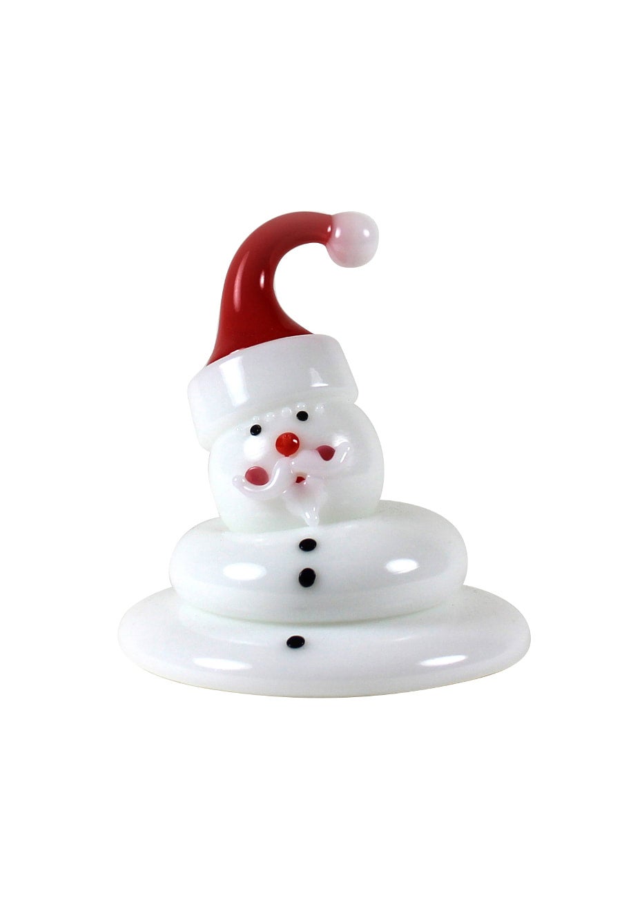 Melting Santa Snowman