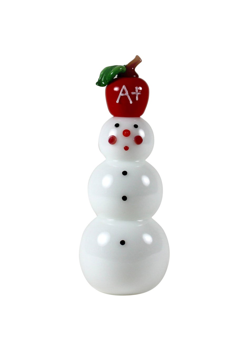 Apple Snowman